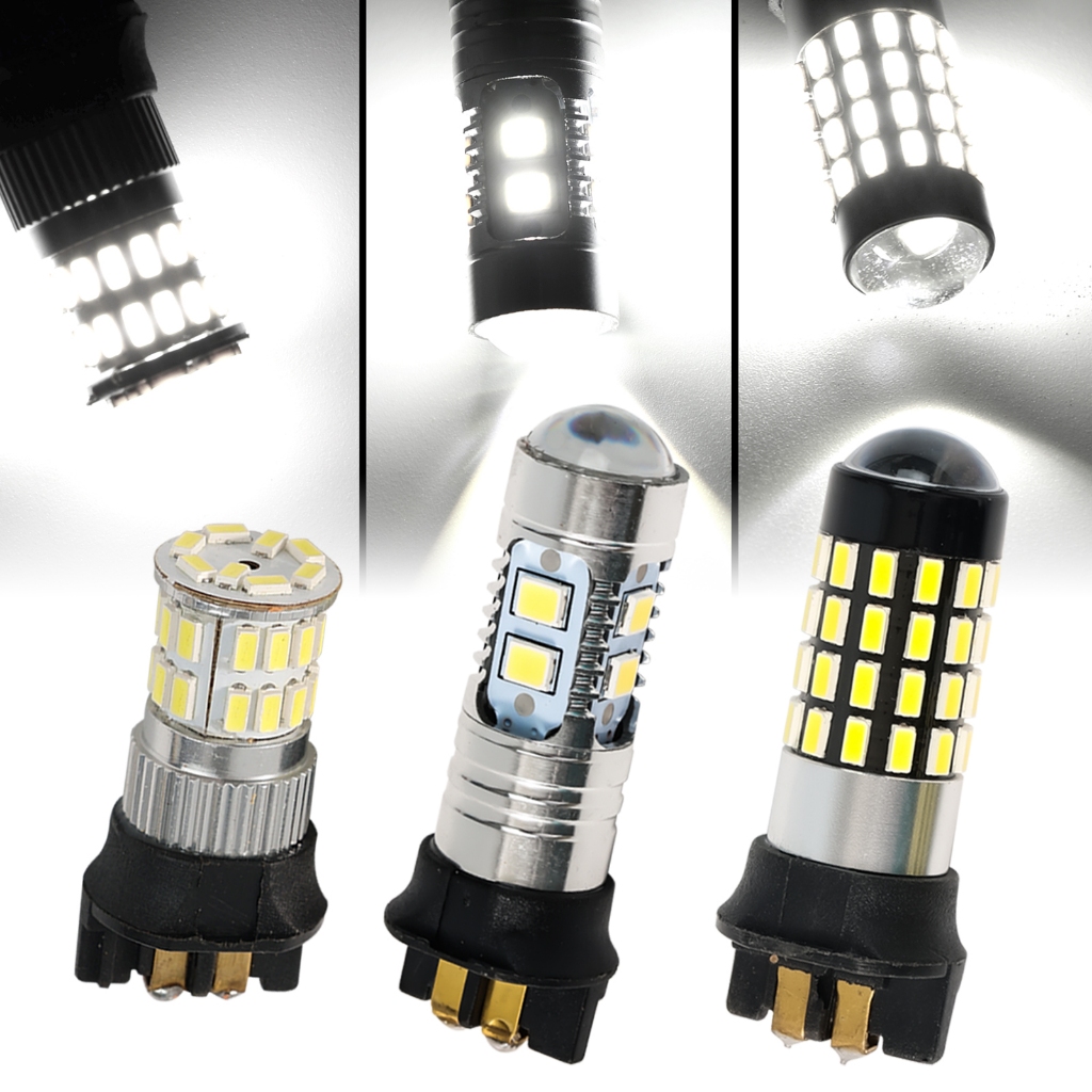 2pcs PW24W PWY24W 3 ประเภทหลอดไฟ LED DRL กลางวันวิ่งที่จอดรถหมอกโคมไฟไฟ ...