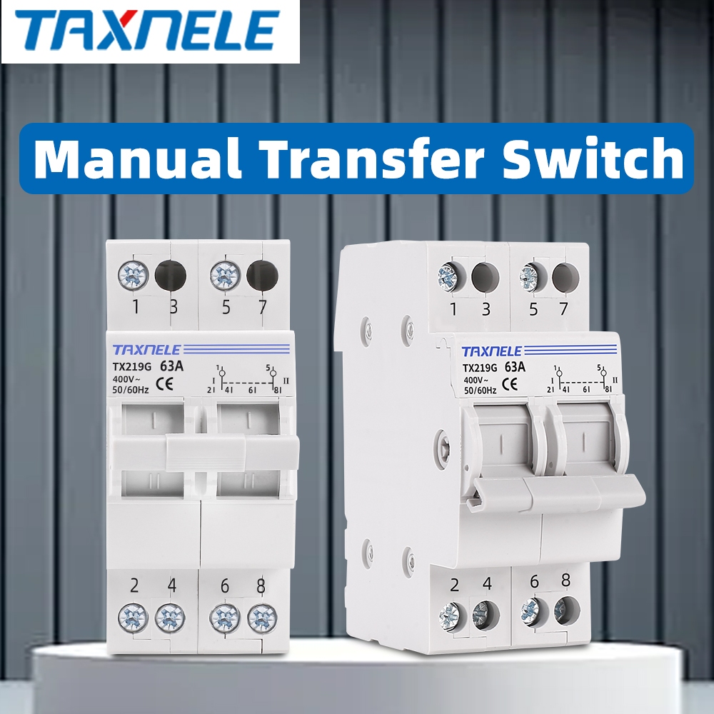 Mts Dual Power Manual Transfer Switch Interlock Circuit Breaker 2P 40A ...