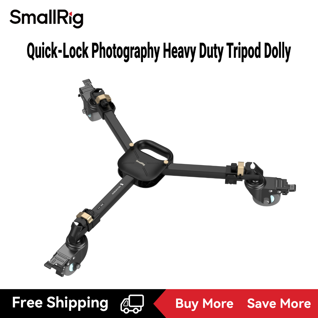 SmallRig Quick-Lock Photography Heavy Duty ขาตั้งกล้อง Dolly #5020B ...