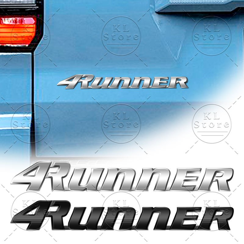 จัดแต่งทรงผมรถ 3D ABS Letter Emblem สําหรับ Toyota 4RUNNER โลโก้สติกเก ...