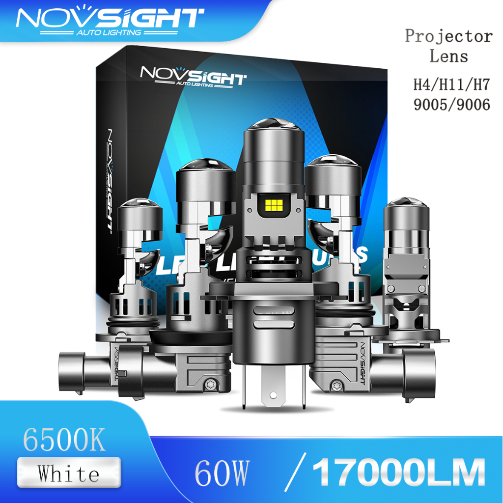 Novsight N91 RHD รถ LED โปรเจคเตอร์เลนส์ไฟหน้า H4 H11 H7 9005 9006 ...