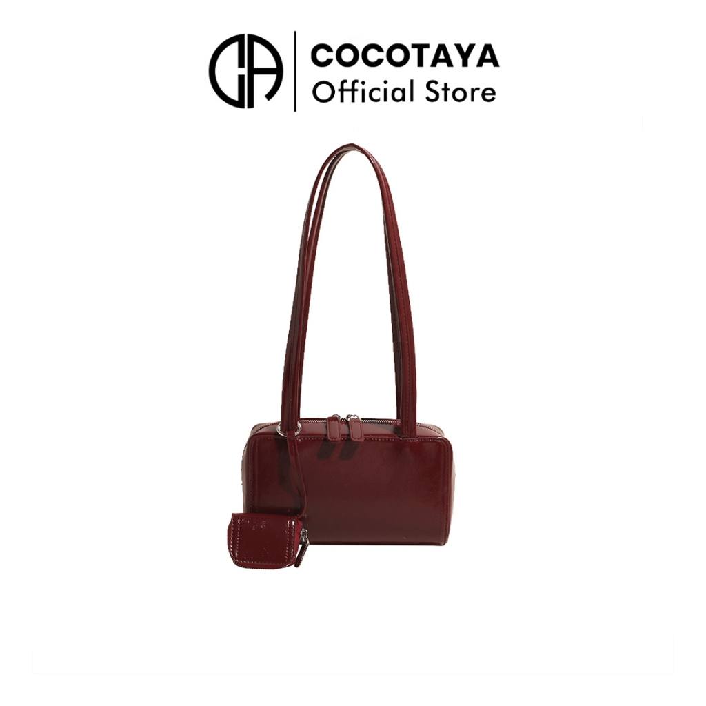(COCOTAYA) กระเป๋าสะพายไหล่แฟชั่นอินเทรนด์ใหม่, กระเป๋าสี่เหลี่ยมเล็ก ...