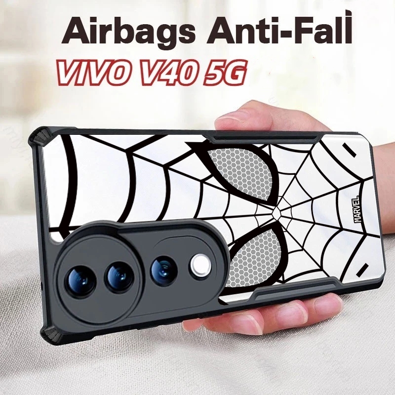 เคสโทรศัพท์กันกระแทก Spider Man ปลอก Vivo V50 V40 V40E V30E V30 Lite V29 Pro V29E V27E V27 V25E ...