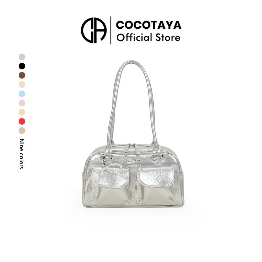 (COCOTAYA) Aubby Bag แฟชั่นใหม่กระเป๋าใต้วงแขนกระเป๋าสี่เหลี่ยมเล็ก ...