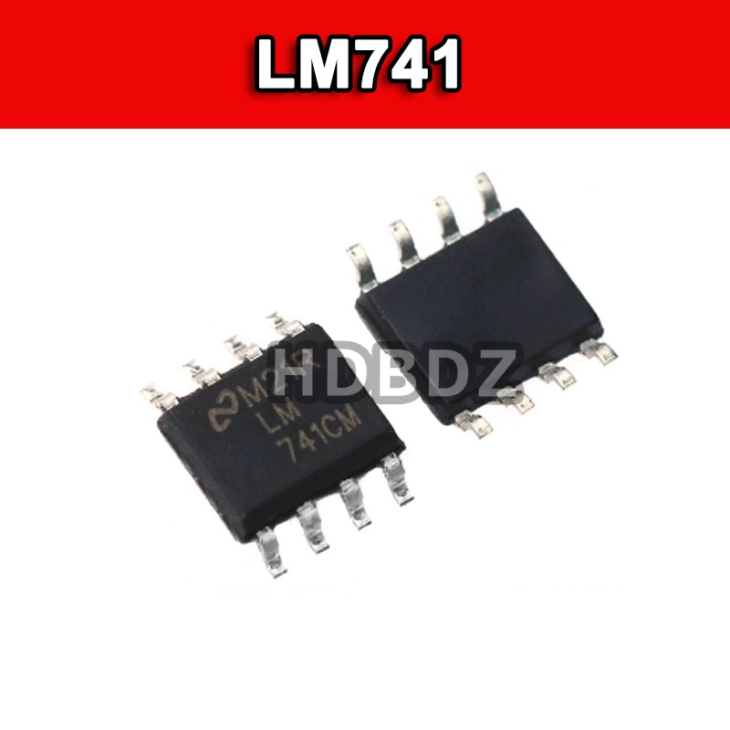 10~20PCS LM741 SOP-8 LM741CM 741CM เครื่องขยายเสียงการทํางานชิป IC SMD ...