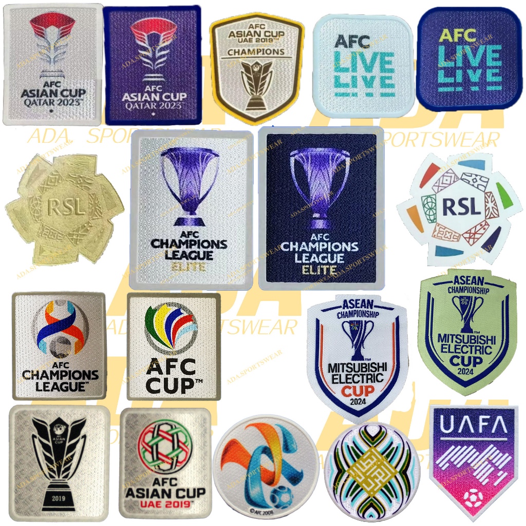 2024 AFF CUP Axian AFC ELITE 2019 Qatar patch King อาหรับ AFC LIVE 2024 ...