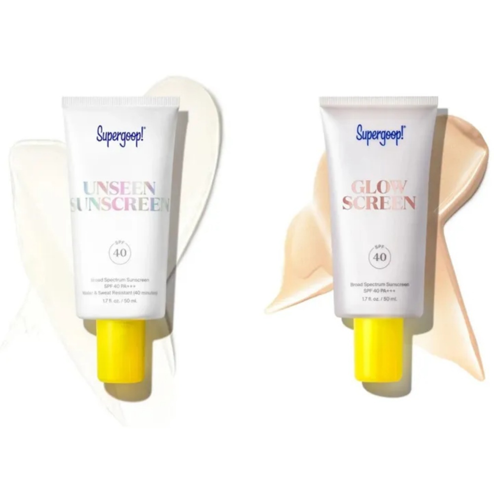 Supergoop Unseen Glow Screen Sunscreen Broad Spectrum Sunscreen SPF40 ...