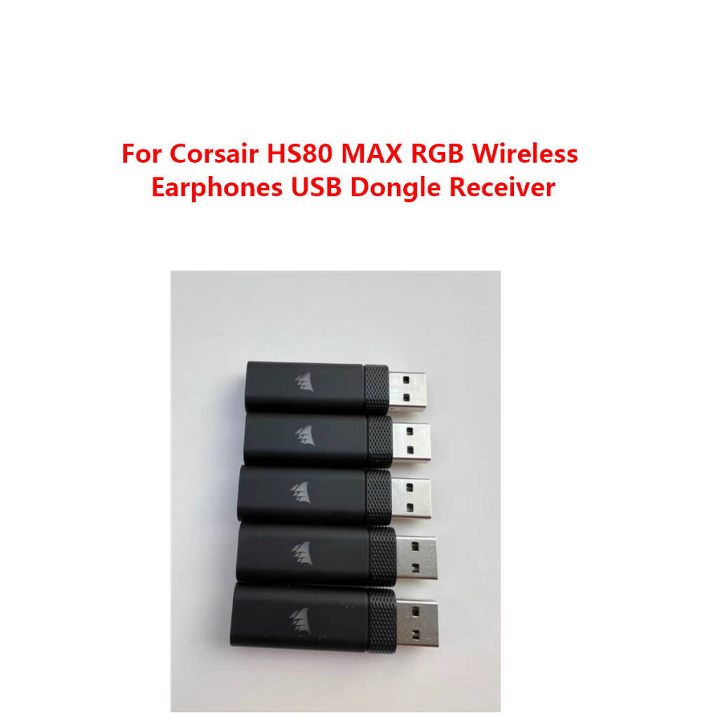 Original USB Dongle Receiver สําหรับ Corsair HS80 MAX RGB หูฟังไร้สาย ...