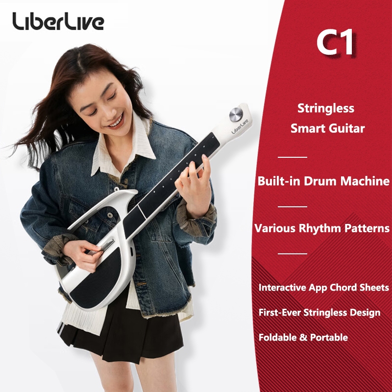 Liberlive C1 Stringless smart Guitar ฟิวชั่นมาพร้อมกับ, กีตาร์ไฟฟ้า ...