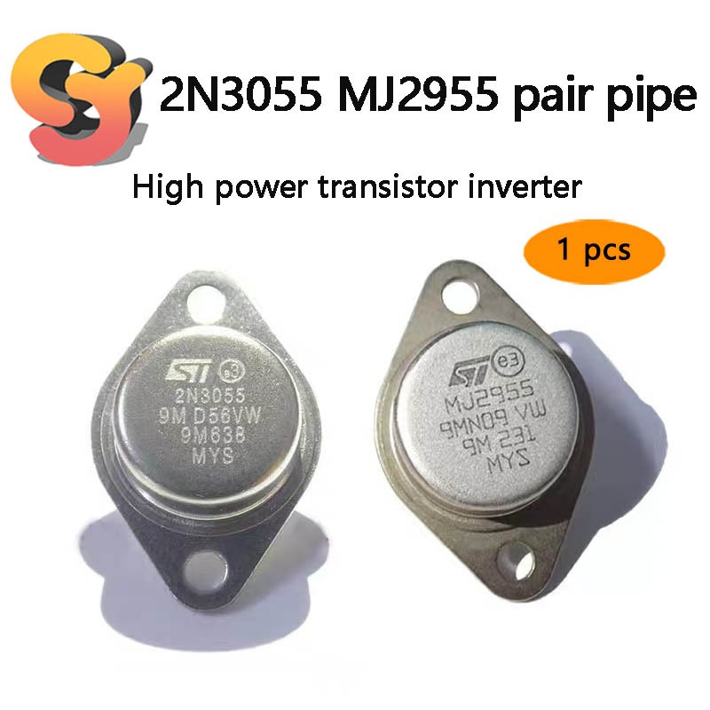 [สต๊อกพร้อม] 1 ชิ้นใหม่เอี่ยม 2N3055 MJ2955 หลอดคู่ High-Power Triode ...