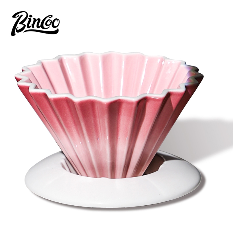 Bincoo กรองกาแฟกรองถ้วย Gradient เซรามิคกรองถ้วยกรองกรวยกาแฟหม้อ 400 / 500ml | Shopee Thailand