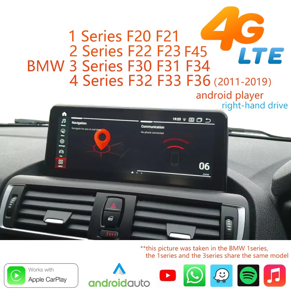 touch screen bmw android headunit monitor gps radio carplay android ...