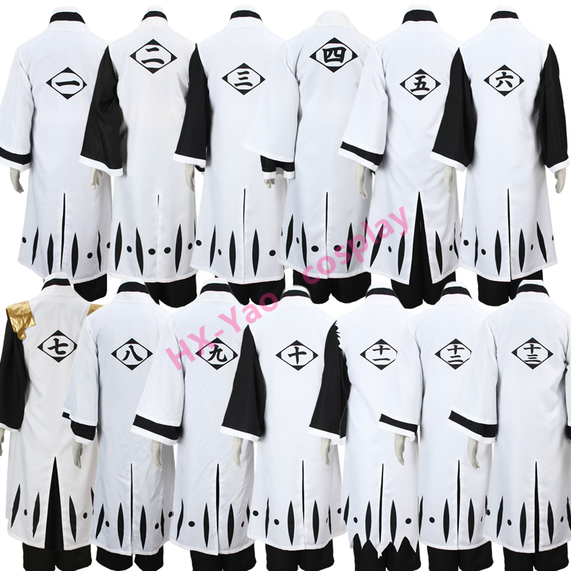 【HX-YAO】Bleach Gotei 13 series cosplay Captain's costume Hitsugaya ...