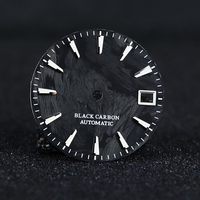 สไตล์ใหม่ GS Dial 28.5 มม.คาร์บอนไฟเบอร์ Dial NH35 Dial คุณภาพสูง Blue ...