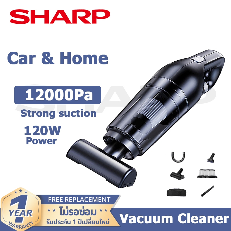 Sharp เครื่องดูดฝุ่น เครื่องดูดฝุ่นไร้สาย กำลังไฟฟ้าสูงสุด 10000Pa ...