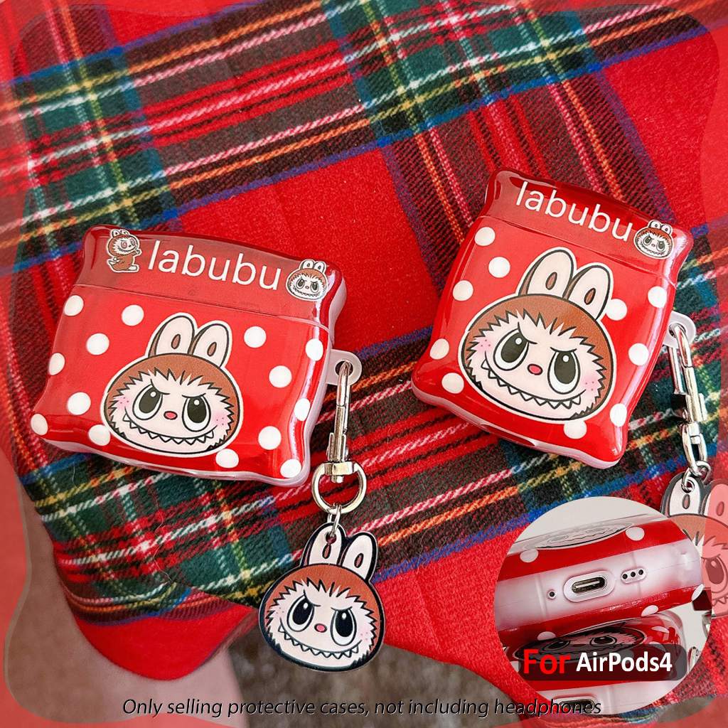 เคส LABBUB สำหรับ AirPods4 ออกแบบหมอนป้องกันกรณีใหม่สำหรับ AirPodsPro2 ...