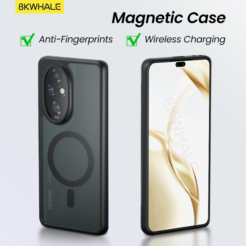 BKWHALE เคสโทรศัพท์แม่เหล็กสําหรับ Honor 200 Pro Honor 300 Ultra Honor 400 Magic 7 6 Magic7 Lite ...