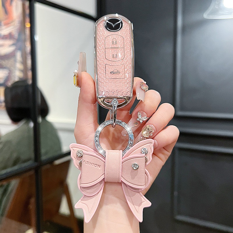 Mazda เคสกุญแจรีโมทรถยนต์ tpu สําหรับ Mazda 2 Mazda 3 Mazda 6 CX3 CX4 CX5 CX9 ของแต่งรถยนต์ พวง ...