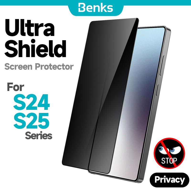 [Benks Official] Benks Ultra Shield Privacy Screen Protector สําหรับ Samsung S25 S25U S24 Ultra ...