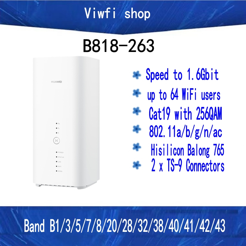 Huawei 4G Router 3 Prime B818-263 Dual Band 1167 Mbps Wi Fi Router ซิม ...