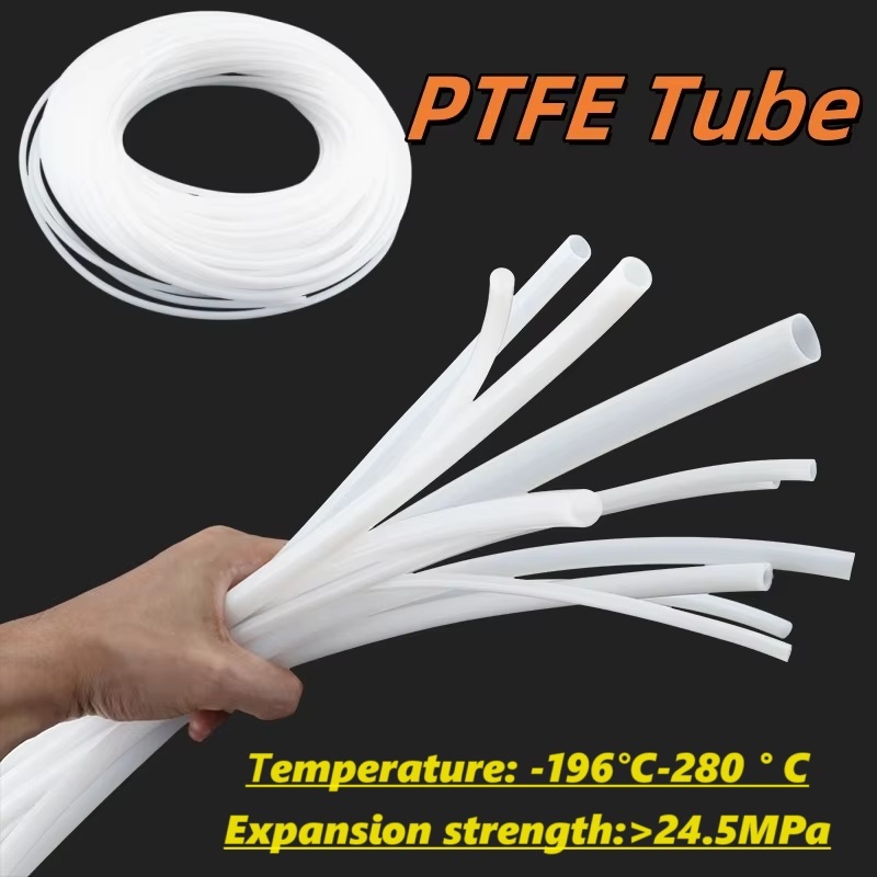 หลอด PTFE หลอด Polytetrafluoroethylene สีขาวน้ํานม ID0.8-13 มม. OD1.6-15 มม. อุณหภูมิกรด-ฐานและ ...