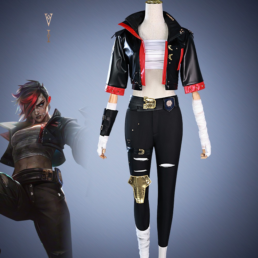 Wudu Arcane Season 2 Black Boxing VI Cos เครื่องแต่งกาย League of ...