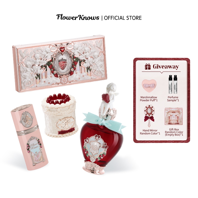 Flower Knows Strawberry Cupid Collection Perfume & Makeup Gift Set ...