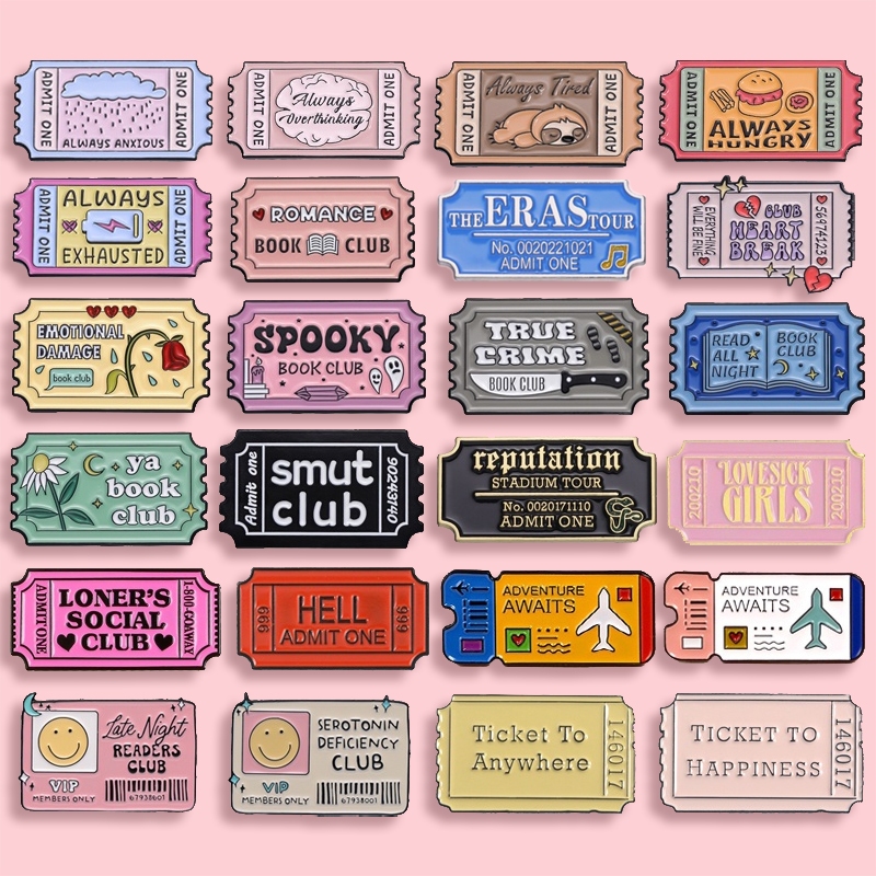 เข็มกลัด รูปการ์ตูนแสตมป์ภาษาอังกฤษ Saylor Music 32 แบบ อุปกรณ์เสริม ...