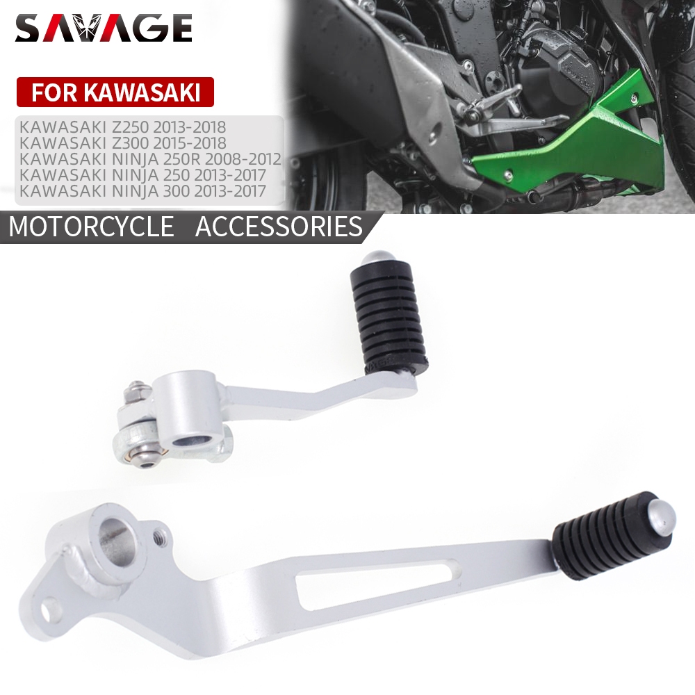ด้านหลังเบรคคันโยกสําหรับ KAWASAKI Z250 Z300 NINJA 250 R NINJA 300 ...