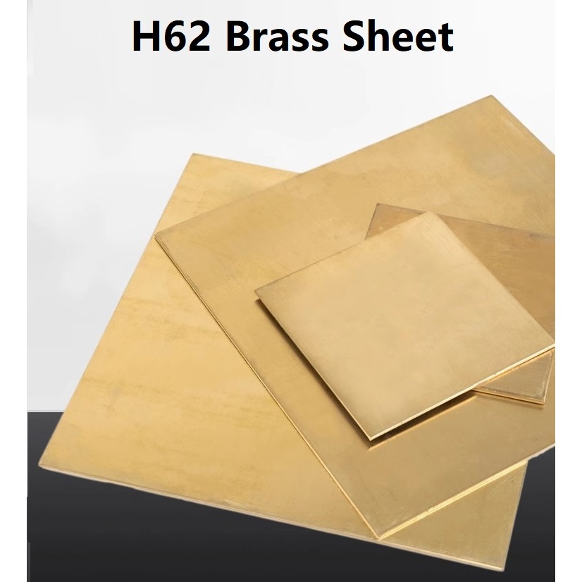 H62 Brass Sheet แผ่นทองเหลืองหนา 0.1 มม. ~ 1 มม.แผ่นทองเหลืองตัด CNC ...