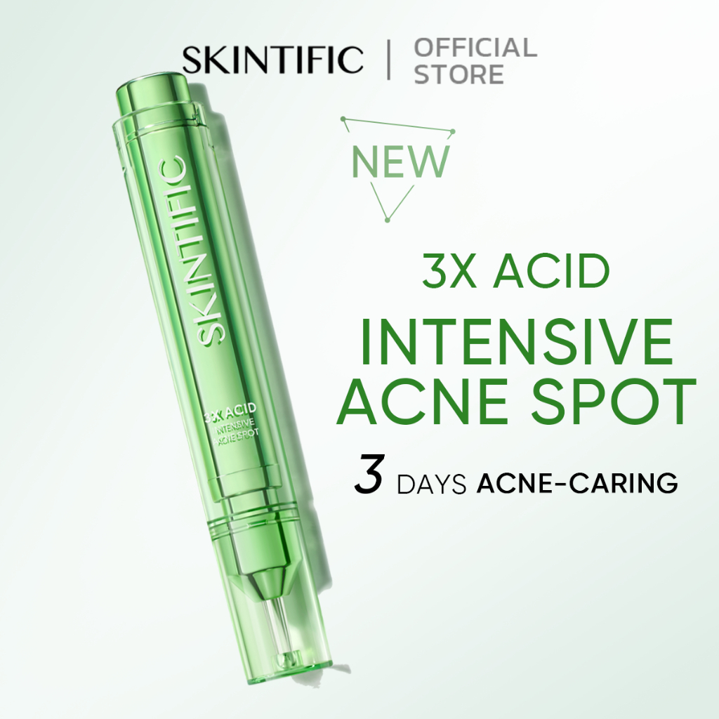 【New】SKINTIFIC 3X ACID INTENSIVE ACNE SPOT ดูแลสิวอย่างตรงจุดใน 3 วัน ...