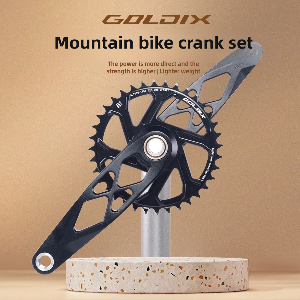Goldix MTB Crankset BSA 24 มม.165 มม.170 มม.175 มม.ตรง R-SPEC Trail ...