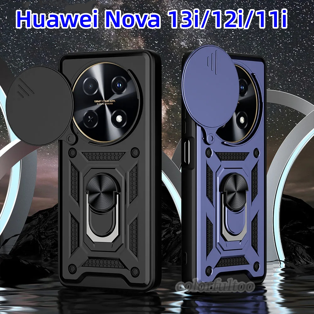 สไลด์เลนส์กล้องปกป้องเคสโทรศัพท์สําหรับ Huawei Nova 13i 11i 12i 12 11 SE 12SE 12s 11Pro Nova11 ...