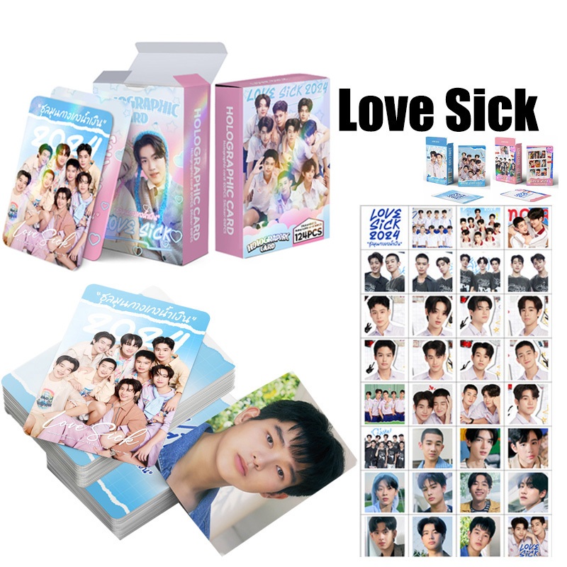 การ์ดโลโม่ 92 ชิ้น Love Sick พร้อมสติ๊กเกอร์ การ์ดโฮโลแกรม ชุลมุนกางเกง ...