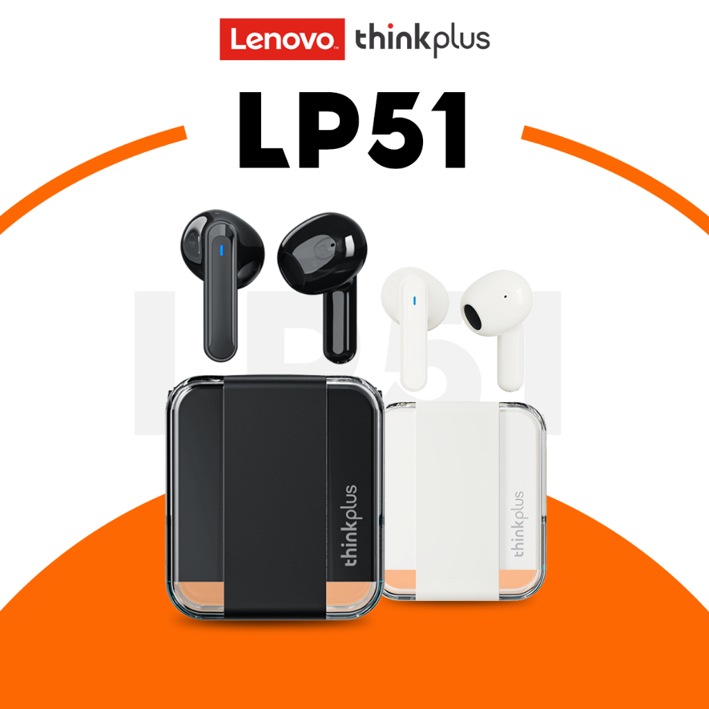 Lenovo Thinkplus LP51 บลูทูธ 5.4 TWS หูฟังไร้สายบลูทูธไฮไฟสเตอริโอกีฬาพร้อมไมโครโฟน | Shopee ...