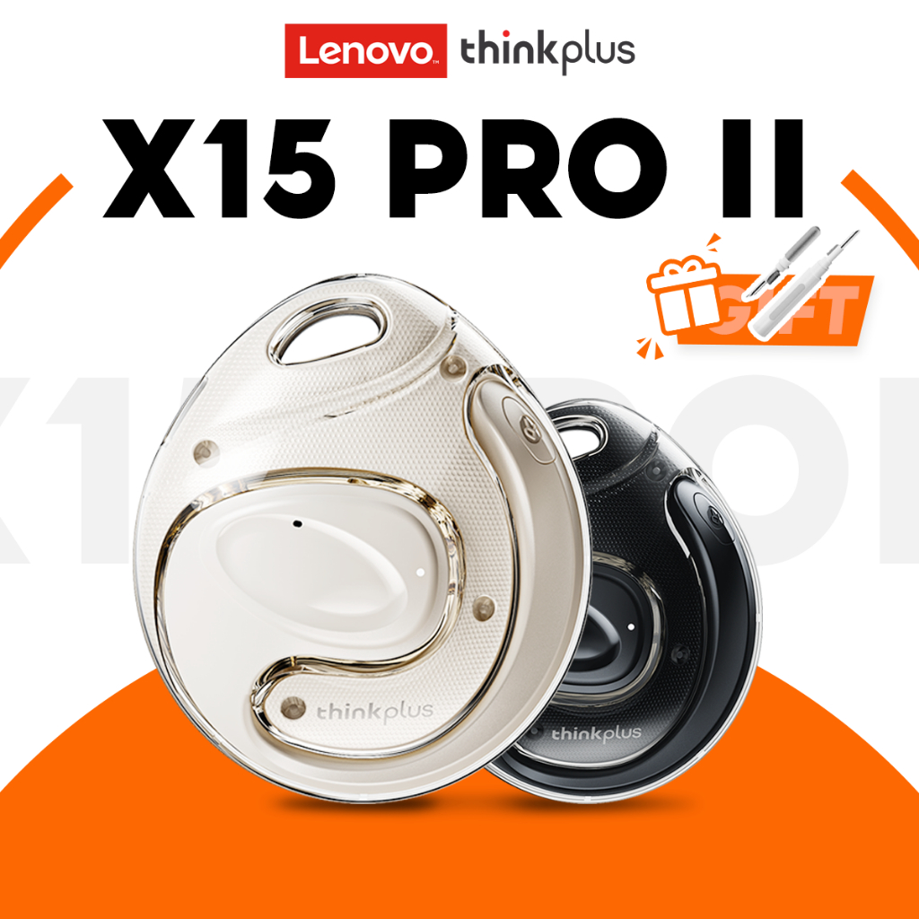 Lenovo Thinkplus X15 Pro II บลูทูธ 5.4 หูฟังไร้สายหูฟังกีฬากันน้ํา Hd ...