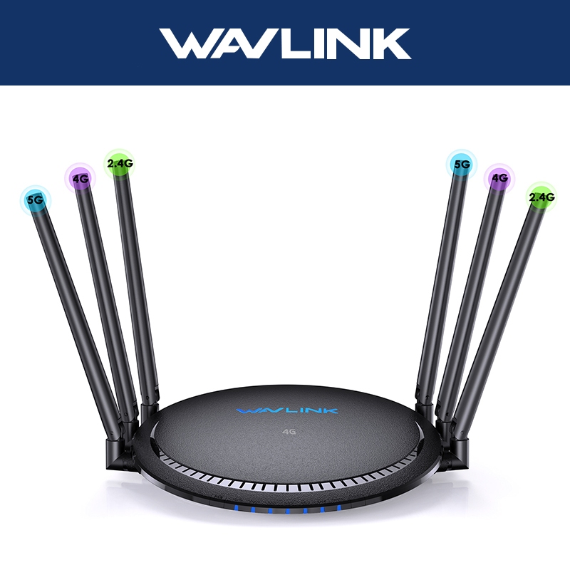 Wavlink 4G LTE เราเตอร์ไร้สาย Dual-Band Gigabit Router 1200Mbps พร้อมส ...