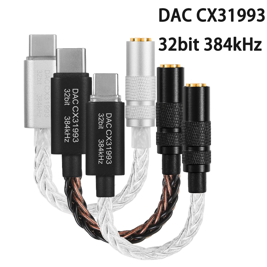 Conexant CX3193 USB Type C หูฟัง DAC หูฟัง Amp 3.5 มม.สําหรับ Android ...