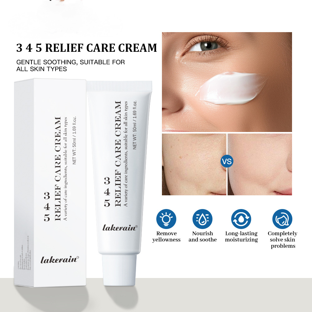 345 Relief Cream Daily Face Moisturizer Gentle Blemish Relief Care Face ...