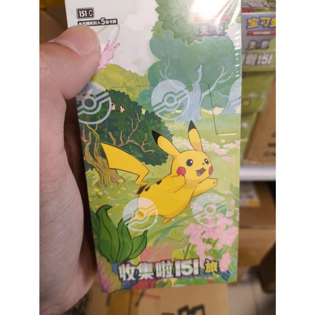 Pokemon TCG Chinese Collect 151 Journey Slim Pack Booster Box 151C ...
