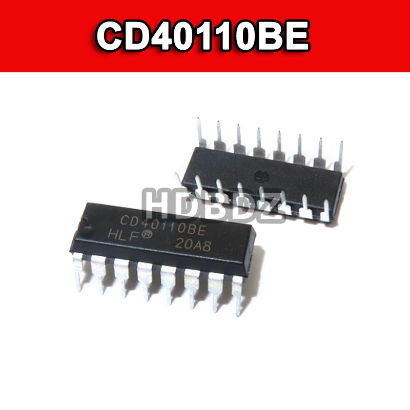 1~5PCS CD40110BE DIP-16 รหัสแปล/ล็อคหน่วยความจํา/จอแสดงผล Driver ชิป IC ...