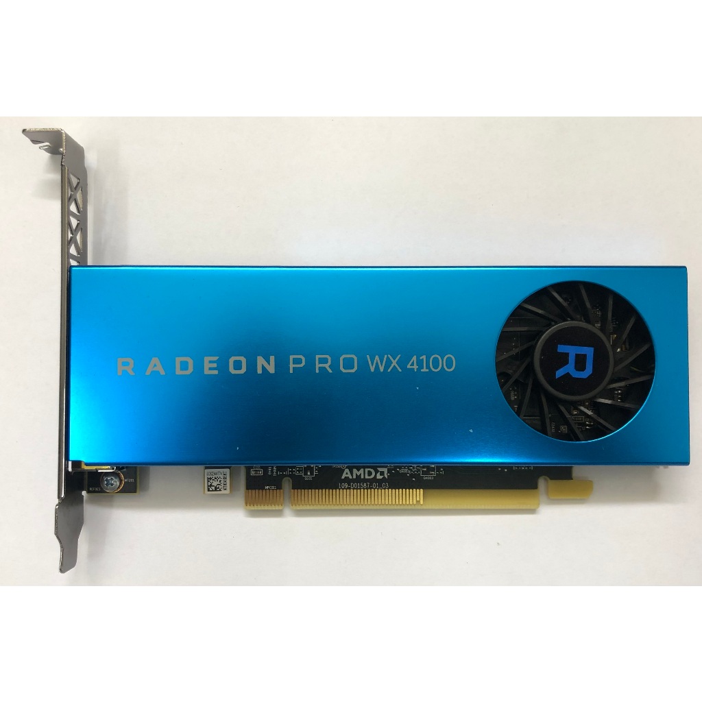AMD Radeon Pro WX 4100 4GB GDDR5 128 บิตกราฟิกการ์ดความสูงเต็มรูปแบบ ...