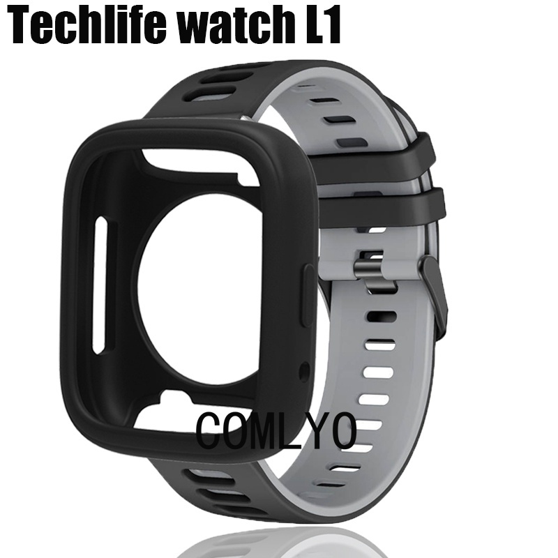 สําหรับ Techlife Watch l1 Strap Case ป้องกันกันชน Smart Watch l1 ฝาครอบ ...