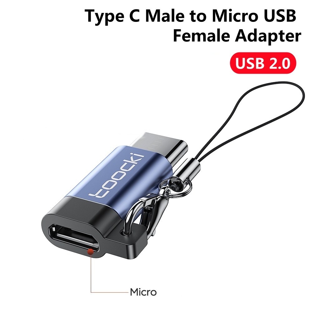ตัวแปลงอะแดปเตอร์ Micro USB Female เป็น Type C ชายสําหรับโทรศัพท์ ...