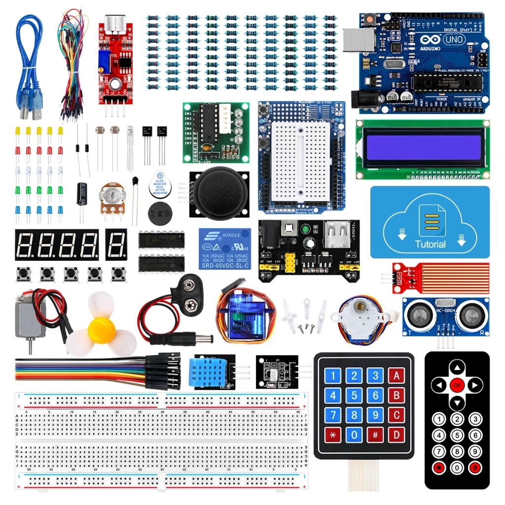KLYSTR UNO R3 Project Super Starter Kit สําหรับ Arduino UNO R3 พร้อมบท ...