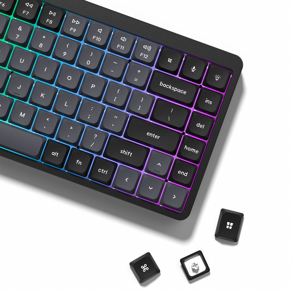 Double Shot PBT + PC Low Profile Keycaps, 138 คีย์หมวกที่กําหนดเองสําหรับ Cherry Gateron MX ...
