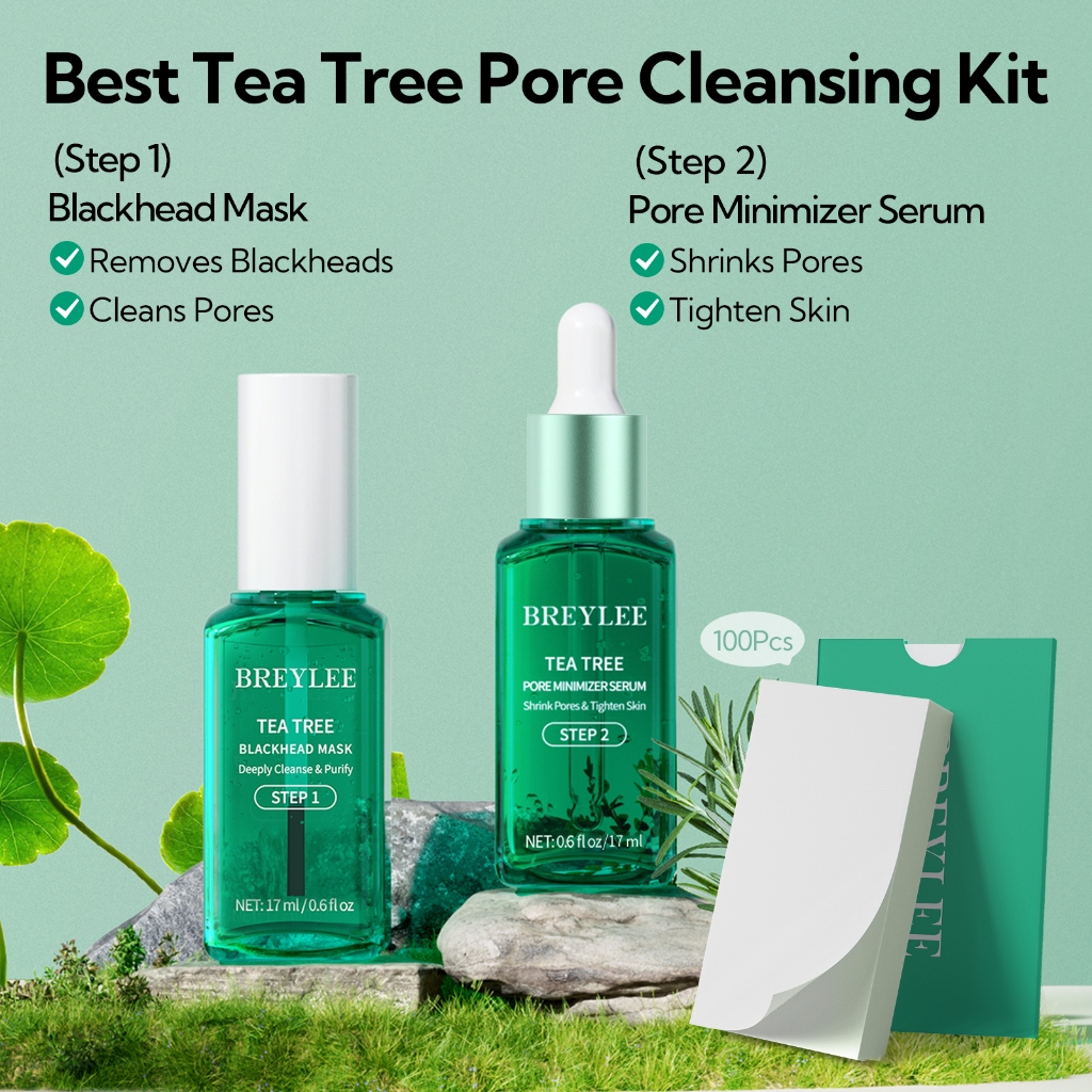 Breylee Tea Tree Pore Rinning Serum Hydrating Facial 17ml | Shopee Thailand