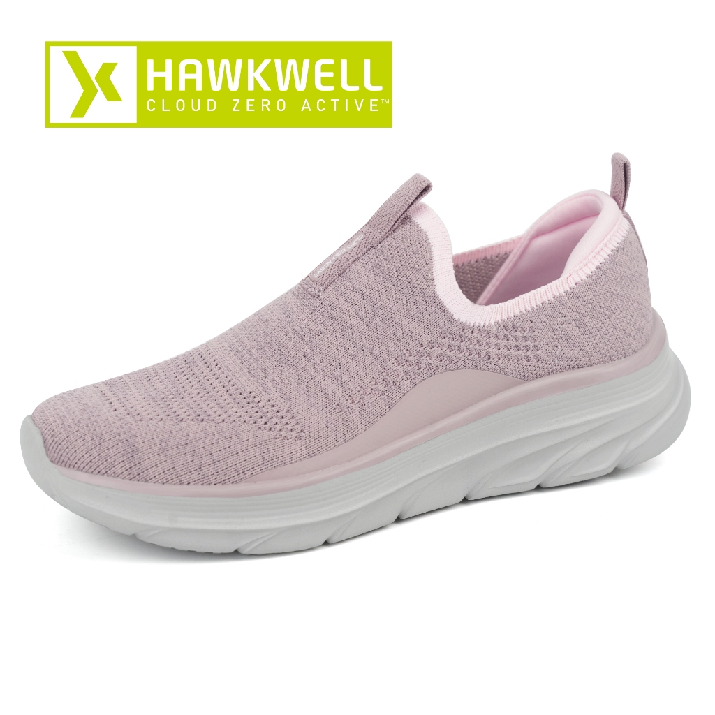 Hawkwell Womens Slip On Comfort Walking Shoes รองเท้าผ้าใบถักน้ําหนัก ...