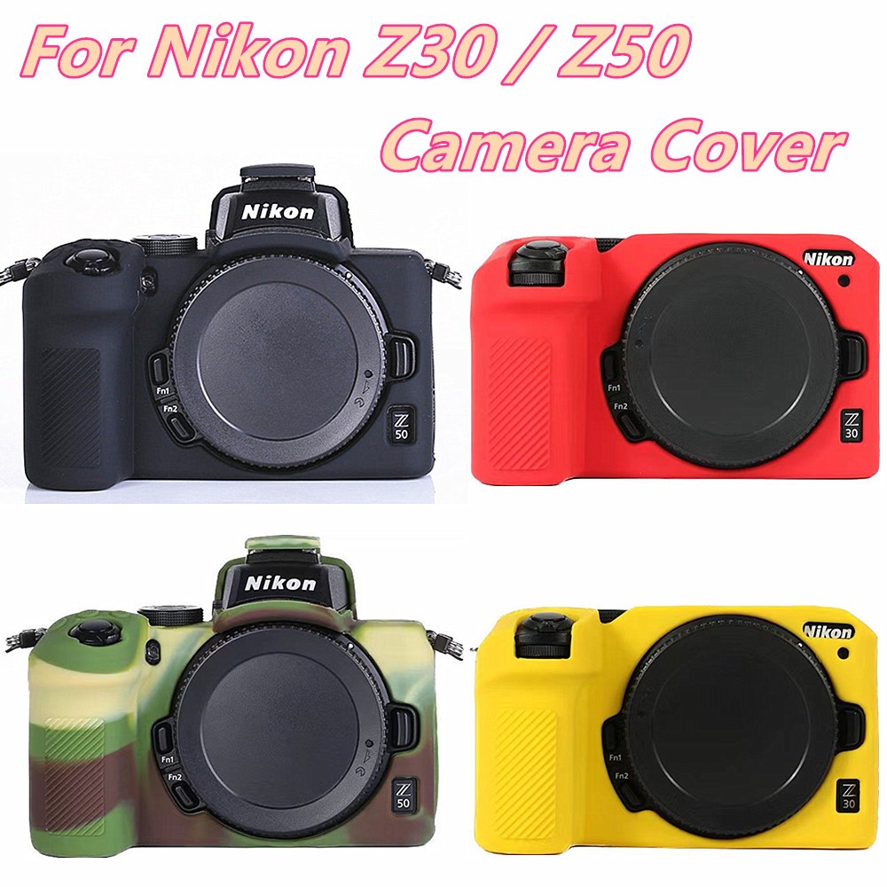 สําหรับ Nikon Z30 Z50 ซิลิโคนเกราะผิวกรณีกระเป๋ากล้องป้องกันยางฝาครอบ Protector | Shopee Thailand