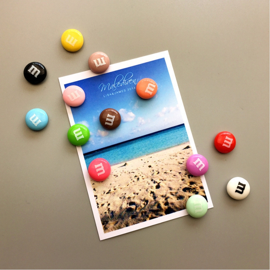 JYm Bean Magnetic Sticker สติ๊กเกอร์ติดตู้เย็น Magnetic Message Sticker ...